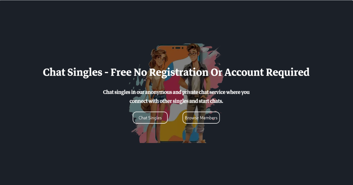 Free singles chat rooms no registration required!